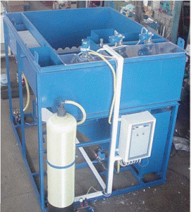 Units for pump out and treatment of slop and bilge waters at ports and ...